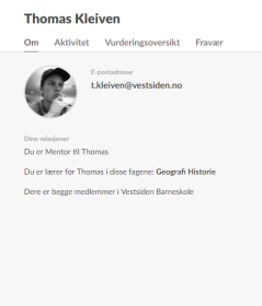 Personlig profil